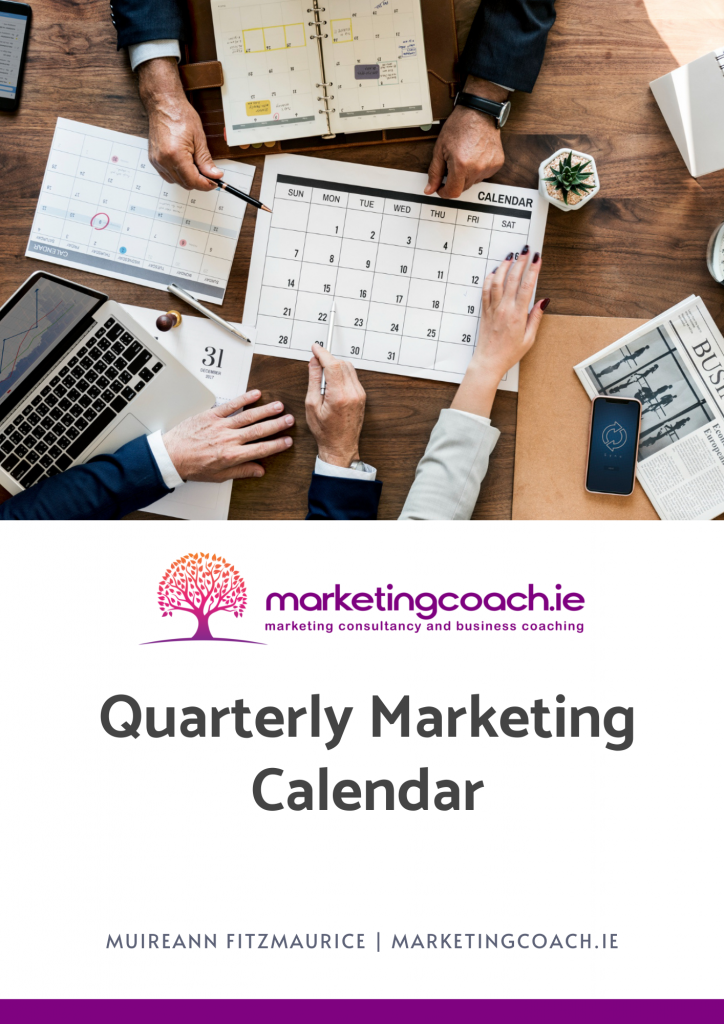 Marketing Calendar Templates | MarketingCoach.ie