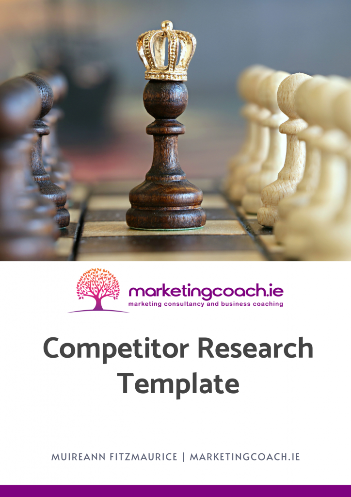 Competitor Analysis Template | MarketingCoach.ie