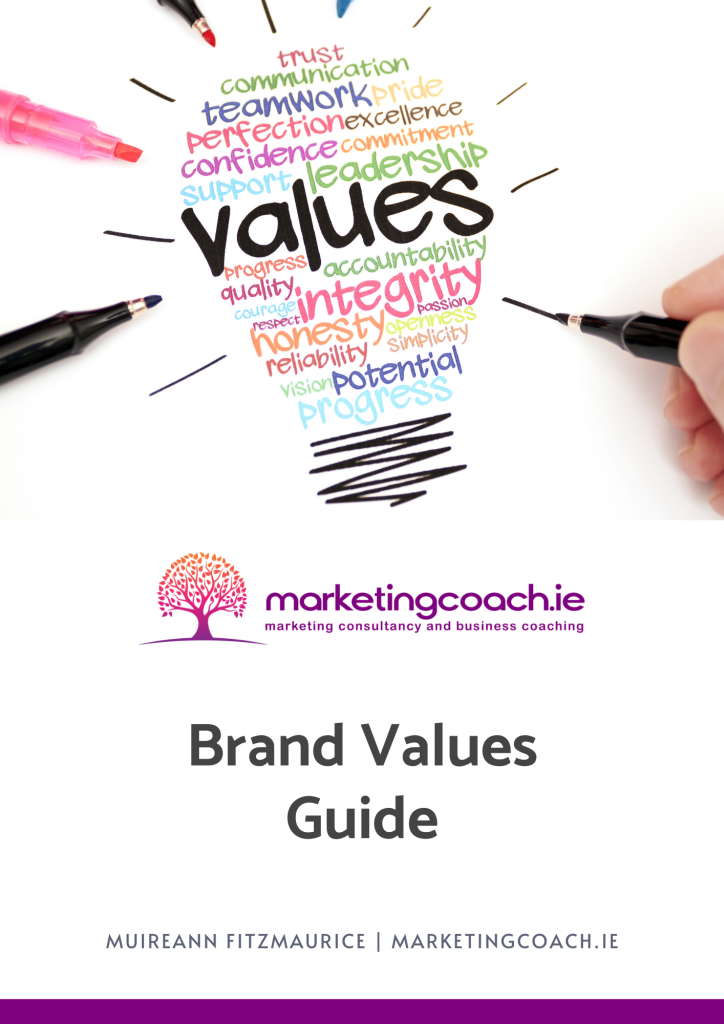 Brand Values Guides | MarketingCoach.ie